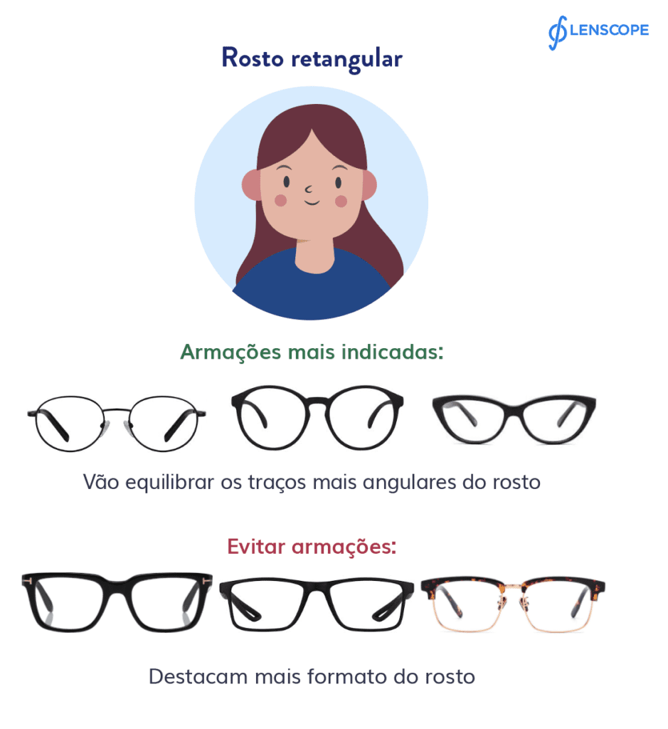 Tipos de rosto: Descubra o seu e o tipo de óculos que combina mais com você